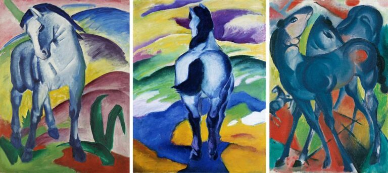 DIE BLAUEN PFERDE DES FRANZ MARC – Flaneurin